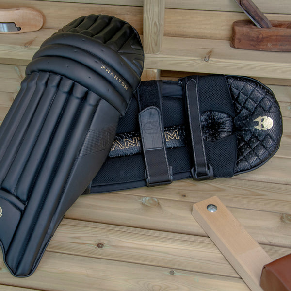 PS7 Batting Pads – Black – Phantom Cricket